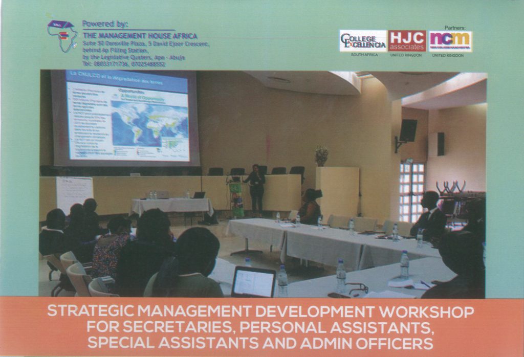 STRATEGIC MANAGEMENT DEVELOPMENT WORKSHOP FOR SECRETARIES, PERSONAL ...